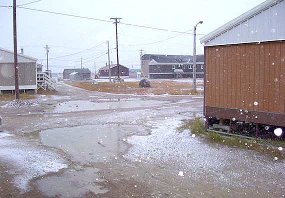 Photo: Winter arrives in Cambridge Bay | Nunatsiaq News