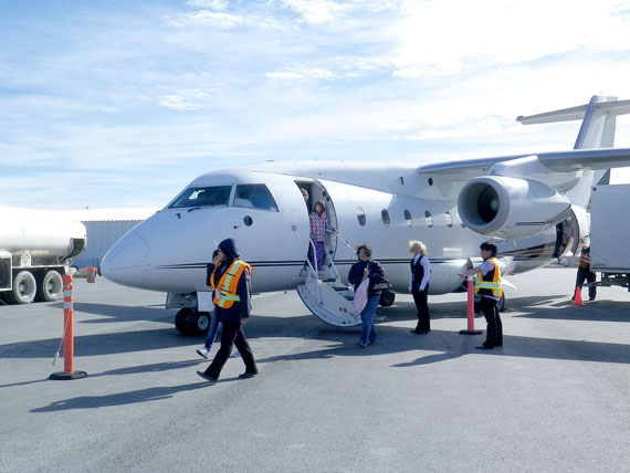Calm Air joins the Jet Age this month