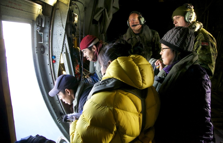Photo: Search and rescue training in Arctic Bay