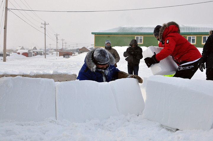 Photo: The building blocks of survival | Nunatsiaq News