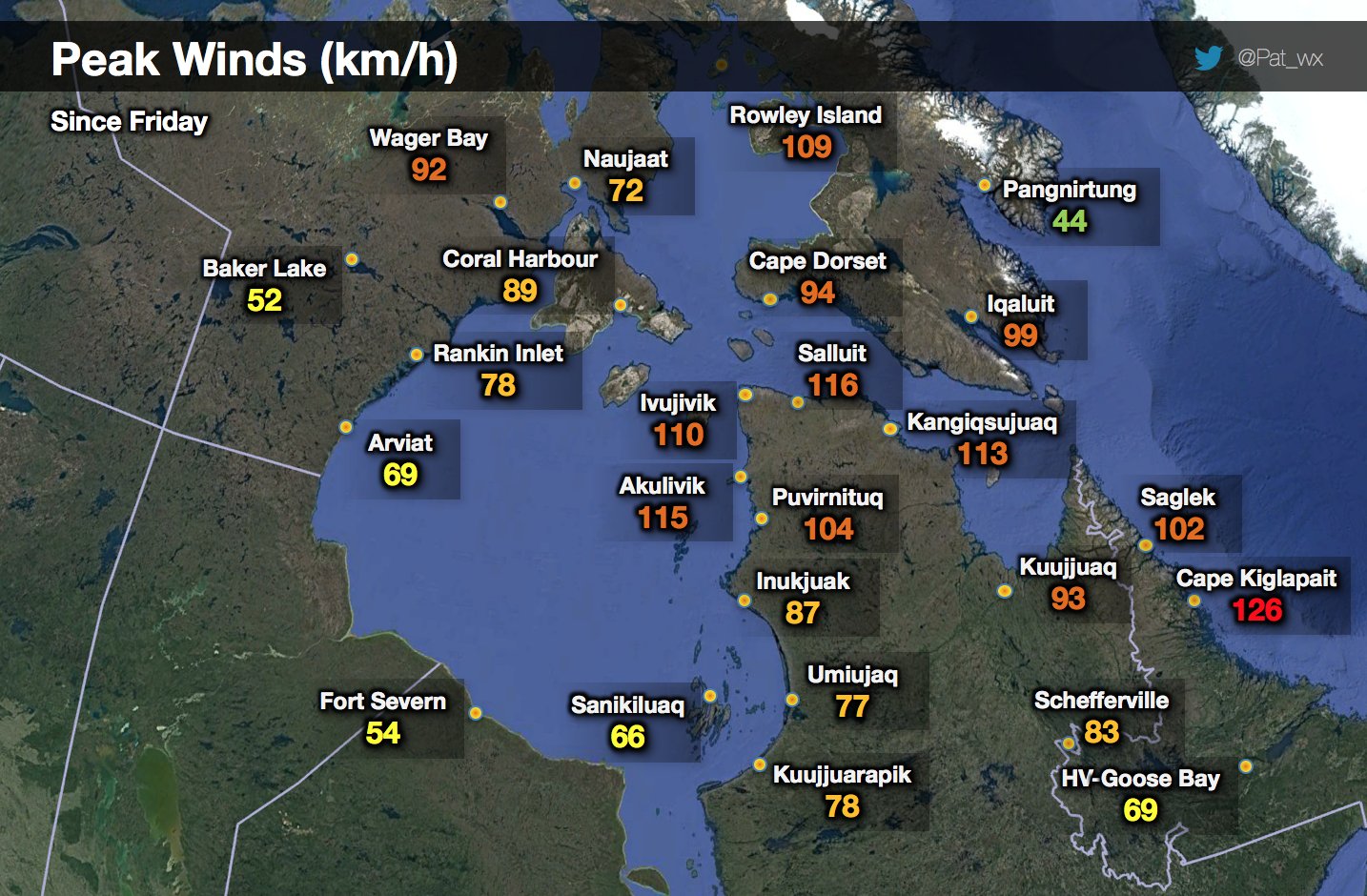 Nunavik, Nunavut endure weekend of extreme wind, snow | Nunatsiaq News