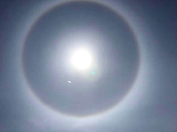 Photo: A ring around the sun | Nunatsiaq News