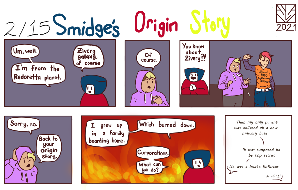 Smidge’s Space Story
