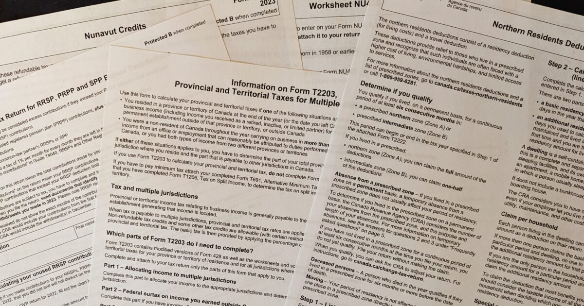 Be aware of your tax deductions, CRA advises northerners