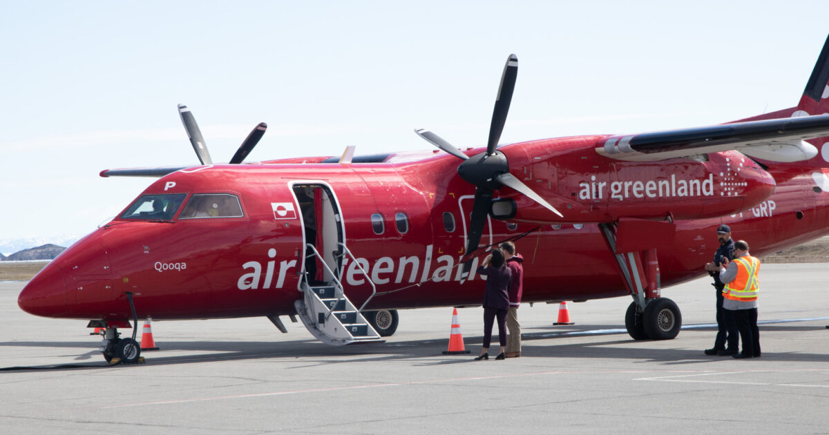 Ready for takeoff: Air Greenland plane arrives for direct flight to Nuuk